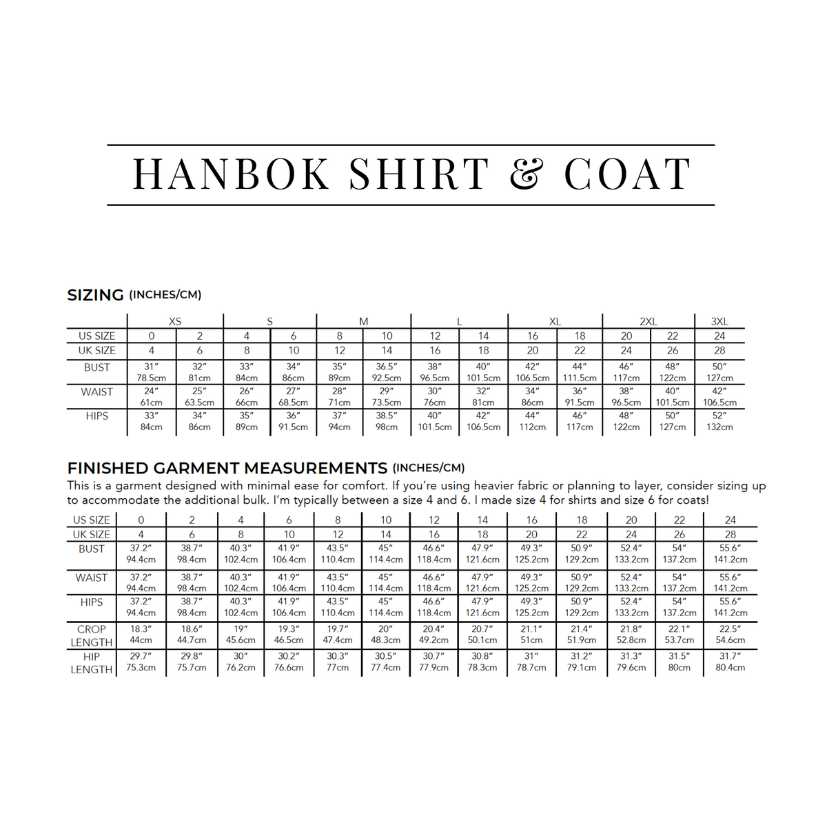 PDF Hanbok Shirt and Coat Pattern - Sewing Therapy – Two O Nine Fabric