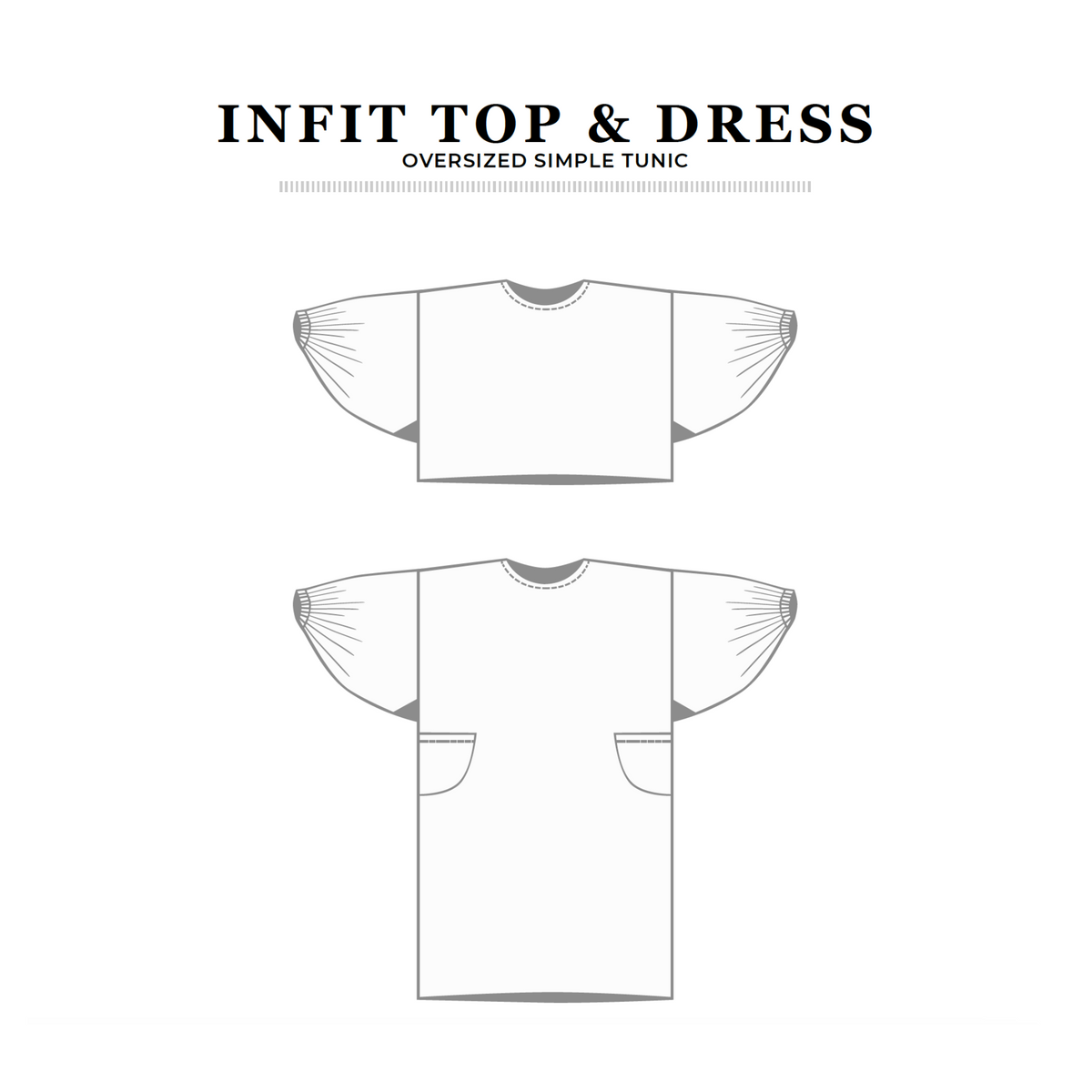 PDF Infit Top & Dress Pattern - Sewing Therapy – Two O Nine Fabric